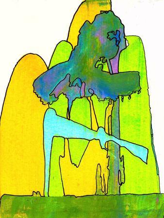 'Colorful Abstract 55' Print - Howie Green | AllPosters.com