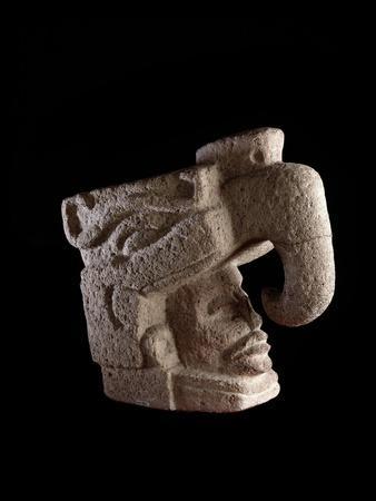 'Human Head Emerging from the Mouth of a Zoomorphic God' Giclee Print ...