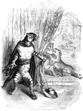 'Humanised Tiger in the Role of a Stage Hero' Prints | AllPosters.com