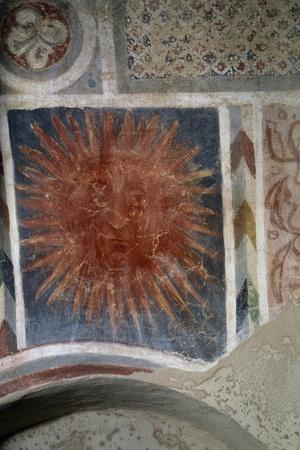 'Humanized Sun, Representing Creator in Parish Church of St Peter in ...