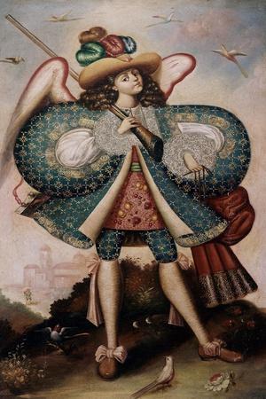 'HUNTING ANGEL XVII CENTURY. Location: MUSEO DE BELLAS ARTES-PALACIO ...