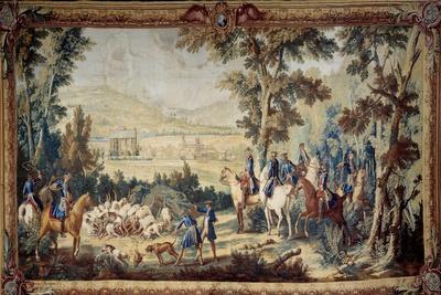 'Hunting of Louis Xv, 1744 (Tapestry)' Giclee Print - Jean-Baptiste ...