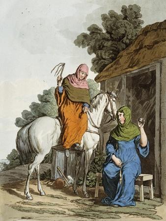 'Anglo Saxon Women of the VIII Century' Giclee Print - I.A. Atkinson ...