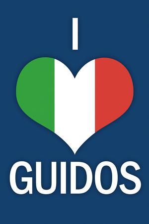 'I Heart Italian Guidos Print Poster' Posters | AllPosters.com