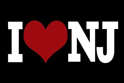'I Heart New Jersey - Black' Posters - Lantern Press | AllPosters.com