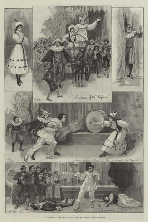 'I Pagliacci, the New Italian Opera at Covent Garden Theatre' Giclee ...