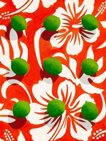 Nine Limes - Tropicalia Red Giclee Print - Ian Tremewen | AllPosters.com