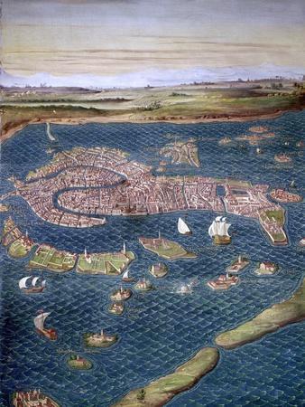 'Venice: Map, 16Th Century' Giclee Print - Ignazio Danti | AllPosters.com