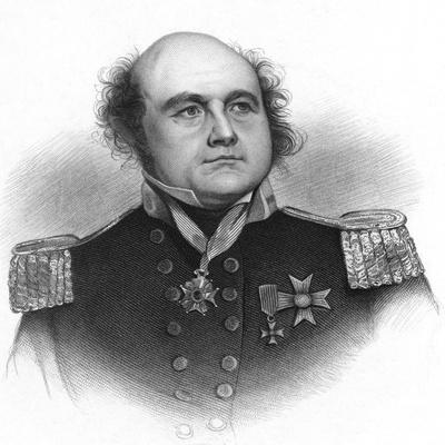 'Illustrated Portrait of Sir John Franklin' Giclee Print | AllPosters.com