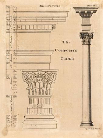 Illustration Composite Order of Columns Giclee Print | AllPosters.com