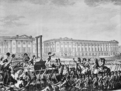 'Illustration Depicting the Execution of King Louis XVI' Giclee Print ...