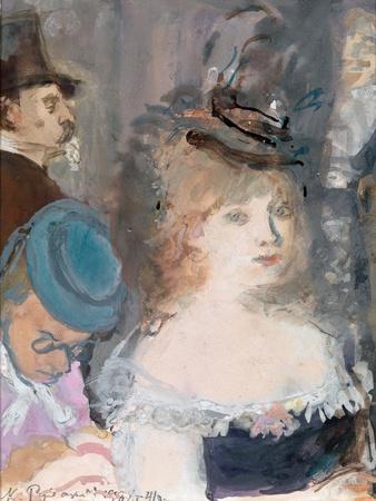 'Illustration for 'Boule De Suif' by Guy De Maupassant, 1941 ...