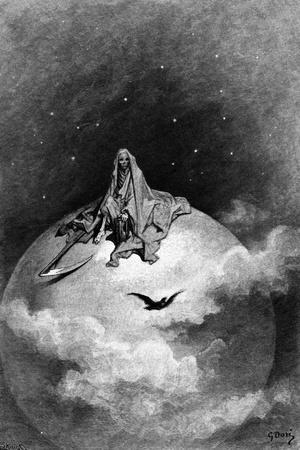'Illustration from Edgar Allan Poe's 'The Raven', 1882' Giclee Print ...