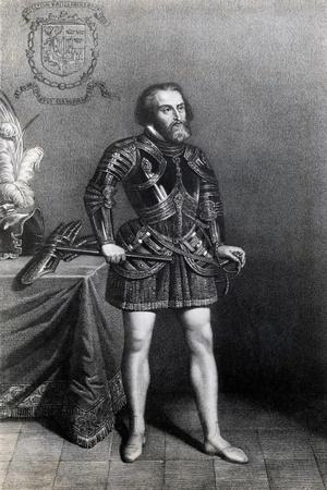 'Illustration of Conquistador Cortez' Giclee Print | AllPosters.com