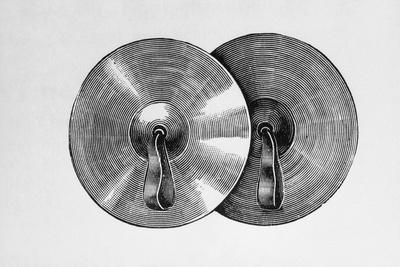 'Illustration of Early Cymbals' Giclee Print | AllPosters.com