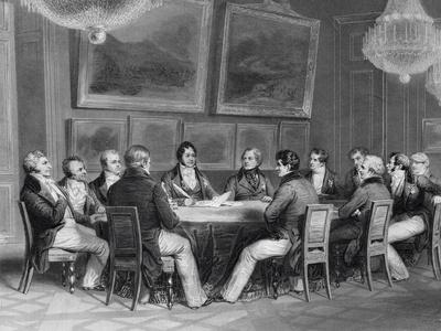 'Illustration of Louis Philippe Signing Proclamation' Giclee Print ...