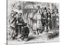 Illustration of Massasoit Visiting the Pilgrims Giclee Print ...
