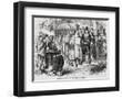 'Illustration of Massasoit Visiting the Pilgrims' Giclee Print ...