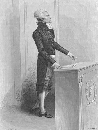 'Illustration of Maximilien Robespierre' Giclee Print | AllPosters.com