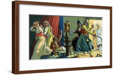 'Illustration of Muhammad Destroying Idols at the Kaaba in Mecca ...