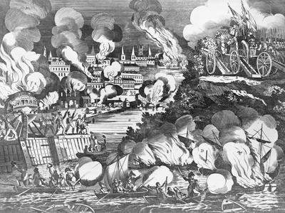 'Illustration of Various Scenes of the War of 1812' Giclee Print ...