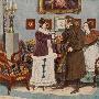 Illustration to the comedy Woe from Wit by Alexander Griboyedov, 1913 ...