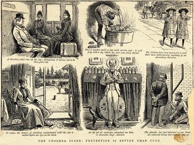 Illustrations of Cholera-Prevention Methods Giclee Print | AllPosters.com