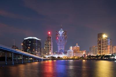 'Image of Macau (Macao), China. Skyscraper hotel and casino building at ...