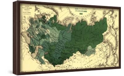 'Imperial Map of Russia - 1890' Poster | AllPosters.com
