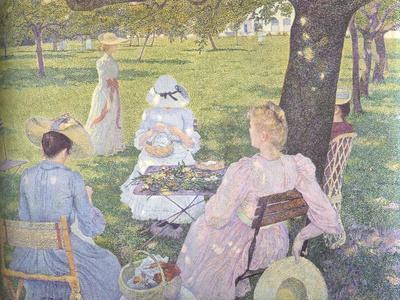 In July - before noon or The orchard, 1890 Giclee Print | AllPosters.com