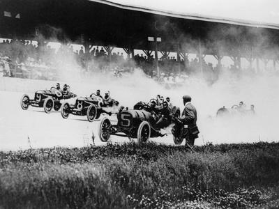 Indianapolis 500 Mile Race, Indiana, USA, Early 1920S Photographic ...