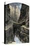'Indians of America: Inca Hanging Bridge over the Gorges in the Andes ...