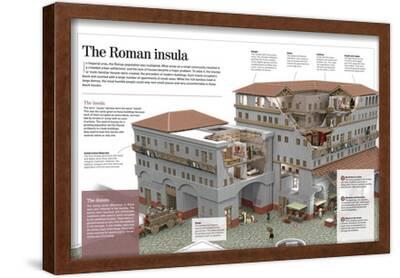 'Infographic About Roman Insulae (27-476): Apartment Buildings to Be ...