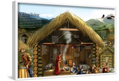 'Infographic About the Daily Life of the Viking in a Village and its ...