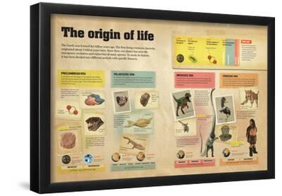 'Infographic About the Different Geological Eras in the Creation and ...