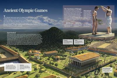 'Infographic About the Olympic Games in Ancient Greece, its Location ...