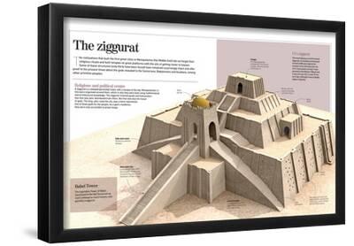 'Infographic About the Ziggurat. Pyramidal Buildings from the XXI BC ...