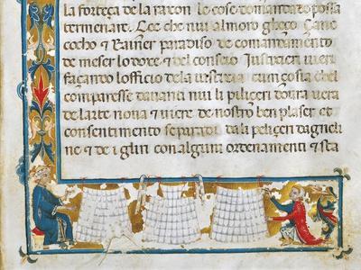 'Initial Capital Letter from Venetian Manuscript' Giclee Print ...