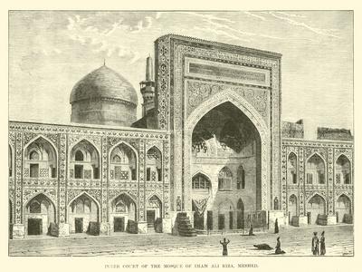 'Inner Court of the Mosque of Imam Ali Riza, Meshed' Giclee Print ...