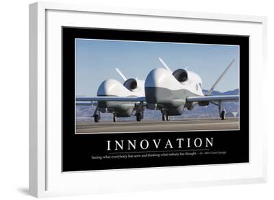 'Innovation: Inspirational Quote and Motivational Poster' Photographic ...