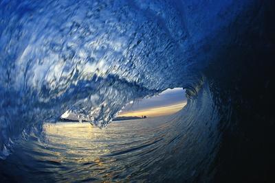 'Inside Breaking Ocean Wave' Print - David Pu'u | AllPosters.com