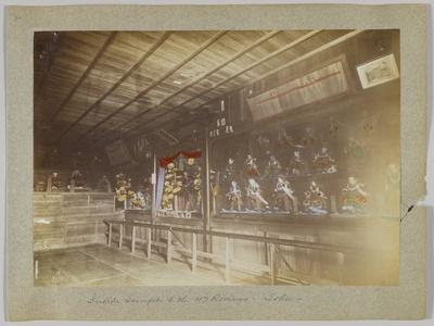 'Inside the Temple of the 47 Ronin, Tokyo, Japan (Hand-Coloured B/W ...