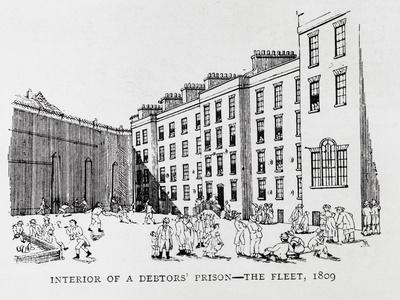 'Interior of a Debtors' Prison, the Fleet Illustration' Giclee Print ...