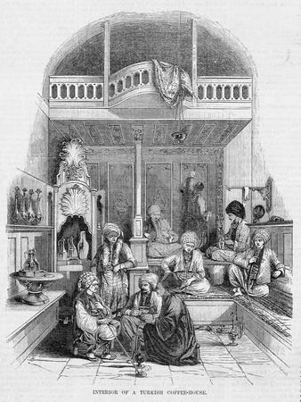 Interior of a Turkish Coffee House Giclee Print | AllPosters.com
