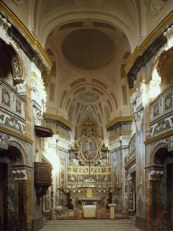 'Interior of Church of Santa Marta, Aglie', Italy, 17th-18th Centuries ...