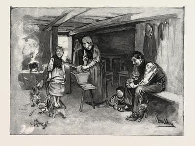 'Interior of Mennonite Dwelling, Canada, Nineteenth Century' Giclee ...