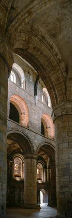 'Interiors of an abbey, Dunfermline Abbey, Dunfermline, Fife, Scotland ...