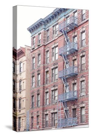 'Redbrick Facade' Stretched Canvas Print - Irene Suchocki | AllPosters.com