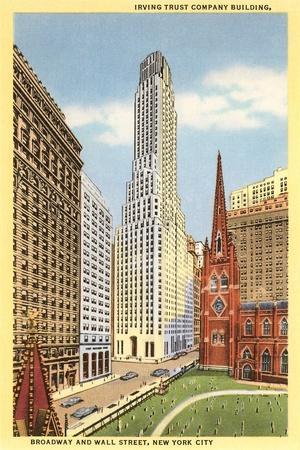 'Irving Trust Company Building, New York City' Art | AllPosters.com