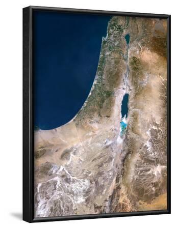 'Israel, Satellite Image' Photographic Print - PLANETOBSERVER ...